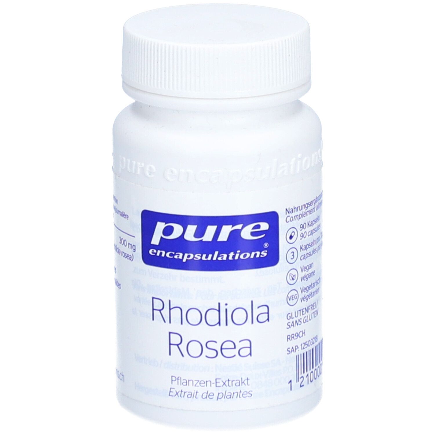 PURE ENCAPSULATIONS Rhodiola Rosea 90 pc(s) - Redcare Pharmacie