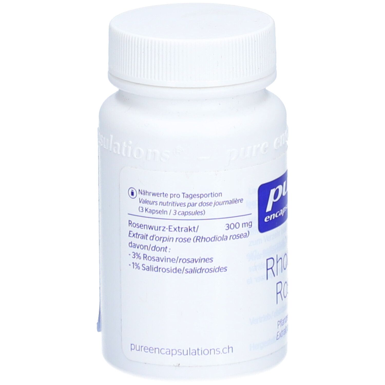 PURE ENCAPSULATIONS Rhodiola Rosea 90 pc(s) - Redcare Pharmacie