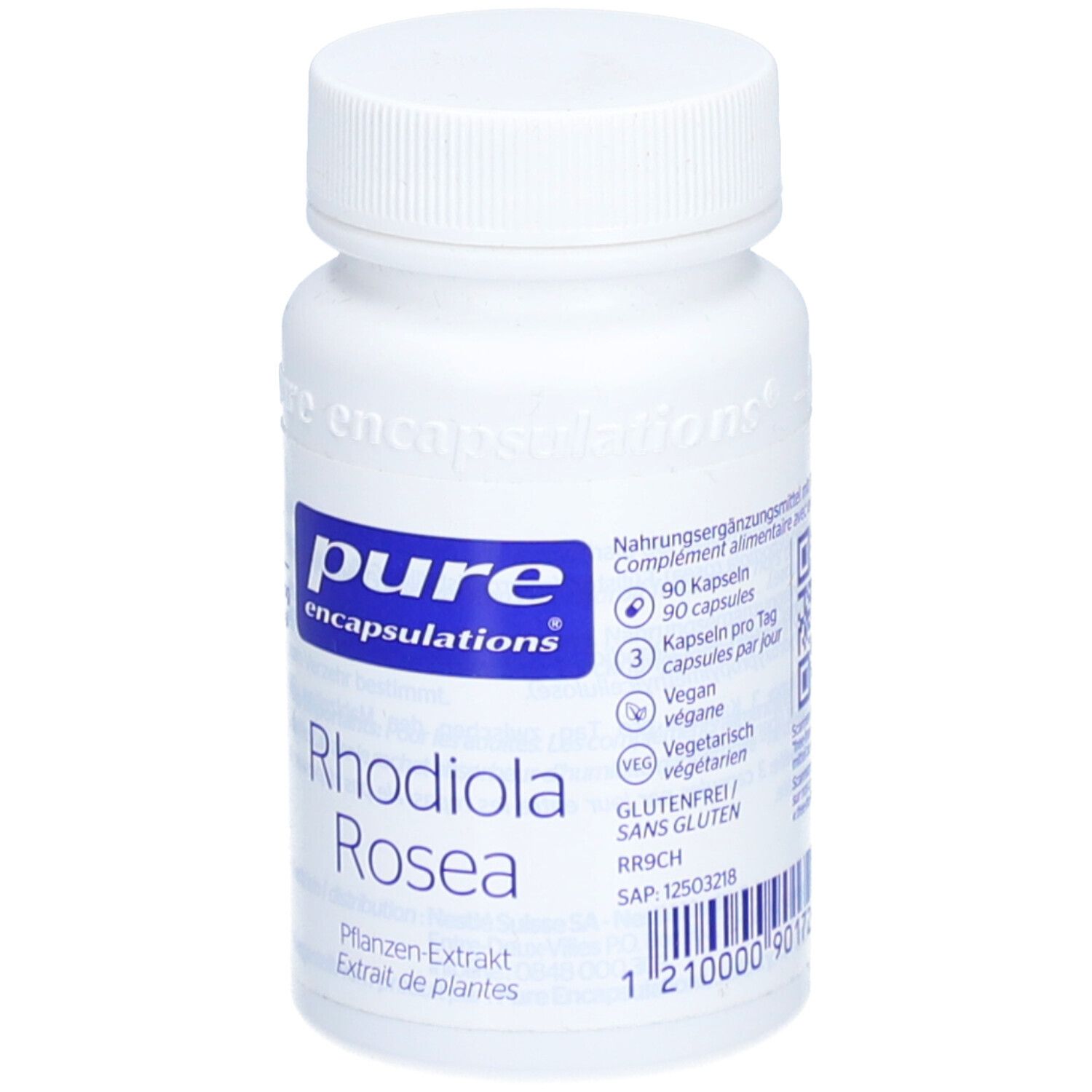 PURE ENCAPSULATIONS Rhodiola Rosea 90 pc(s) - Redcare Pharmacie