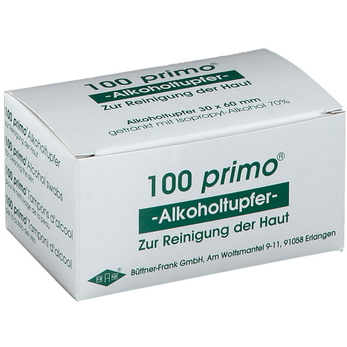 Primo® Tampons d'alcool 100 pc(s) - Redcare Pharmacie