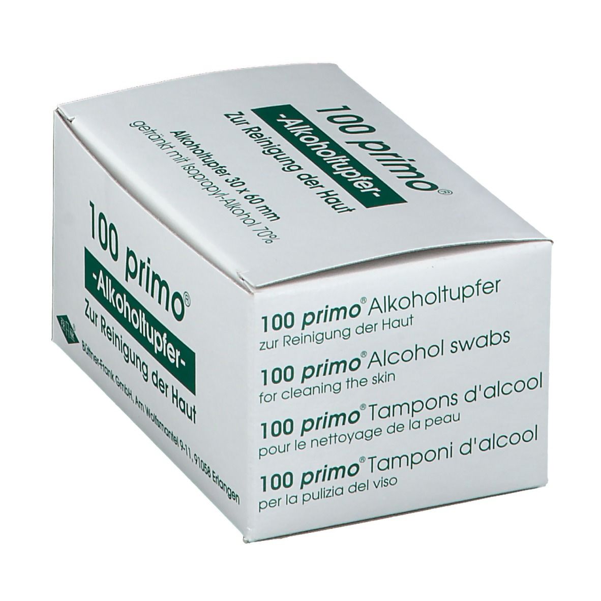 Primo® Tampons d'alcool 100 pc(s) - Redcare Pharmacie