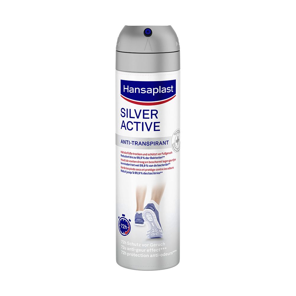 Hansaplast Silver active Spray pieds 150 ml - Redcare Pharmacie