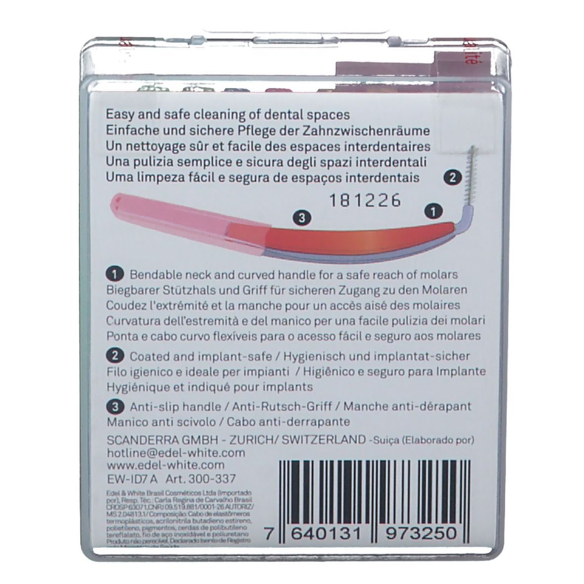 edel white PROFI LINE Brosses interdentaires Mix Starter Kit 6 pc(s ...