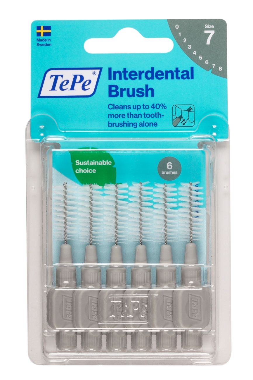 TePe Interdental Buerste 1.3 - 2.6 mm gris 6 pc(s) - Redcare Pharmacie