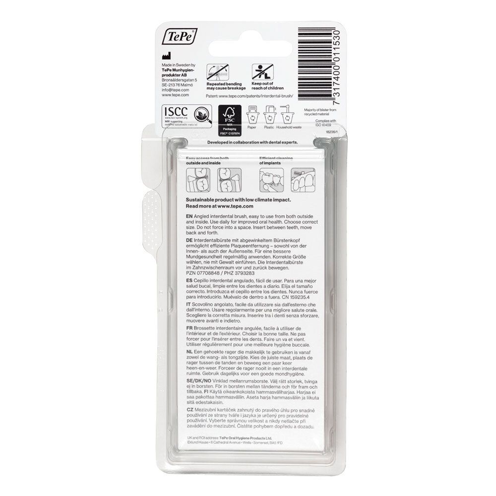 TePe™ Angle Brossettes Interdentaires rouge 0,5 - 0,9 mm 6 pc(s ...