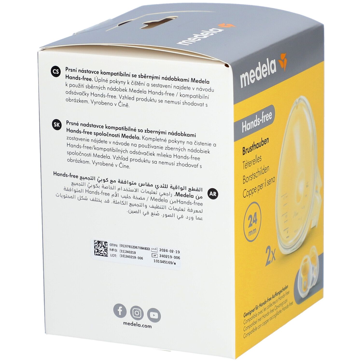 MEDELA Freestyle™ Hands-free Téterelles 24 mm 2 pc(s) - Redcare Pharmacie