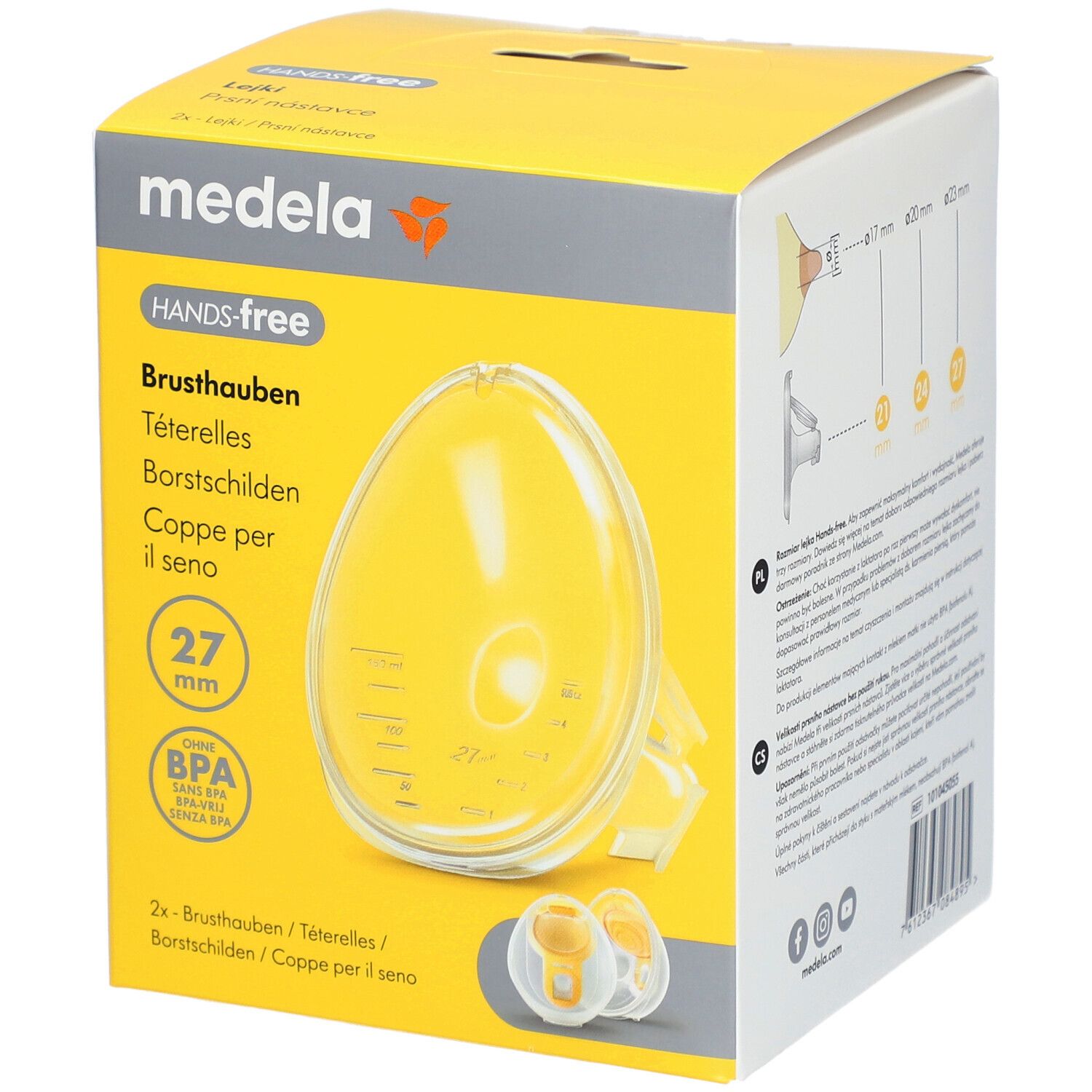MEDELA Freestyle™ Hands-free Téterelles 27 mm 2 pc(s) - Redcare Pharmacie