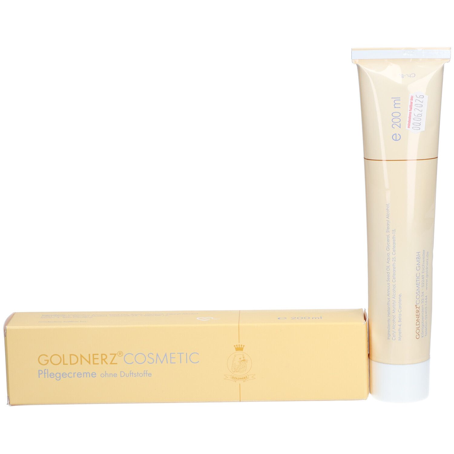 GOLDNERZ® Crème de soin sans parfum 200 ml - Redcare Pharmacie