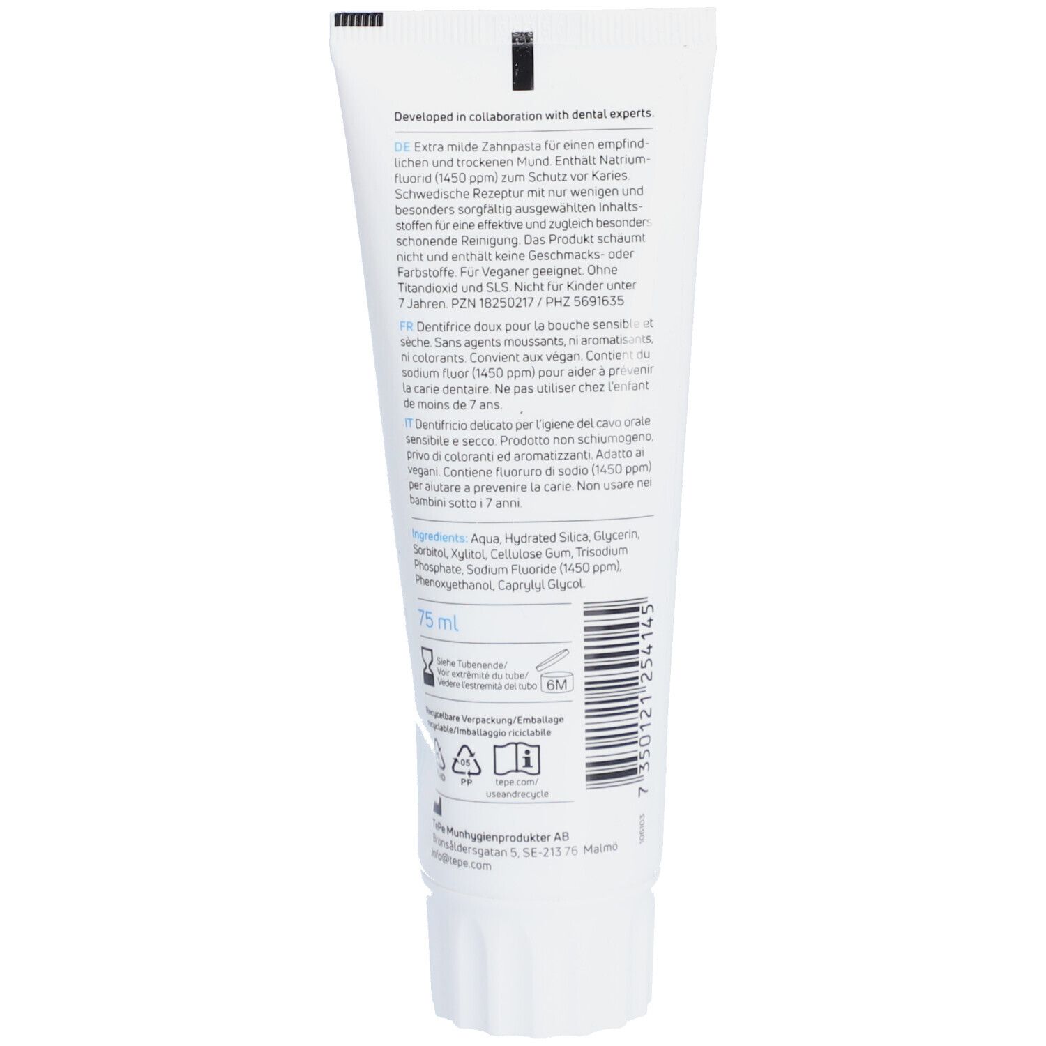 TePe® Pure™ Dentifrice 75 ml - Redcare Pharmacie