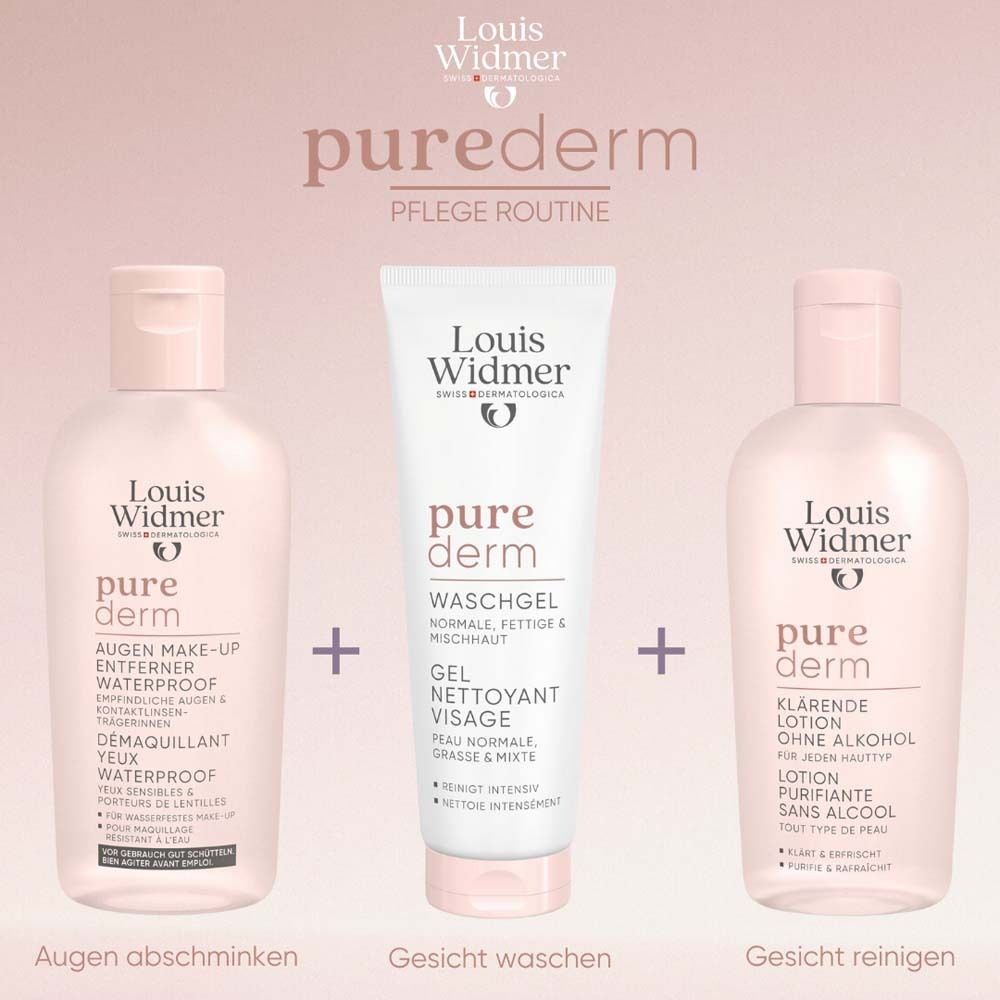 Louis Widmer® Pure Derm Démaquillant Waterproof pour les yeux 100 ml ...