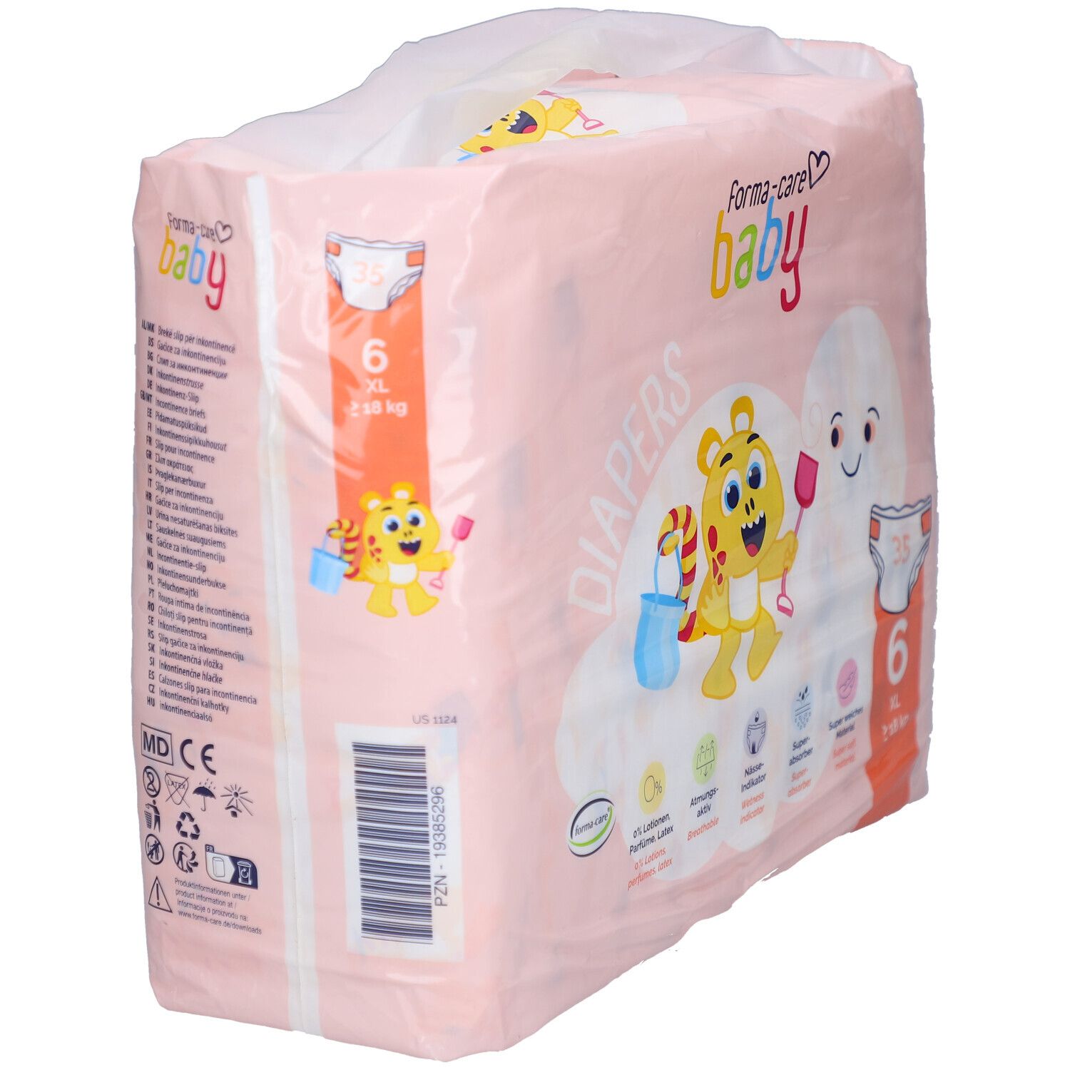 forma-care® Couches pour bébés taille 6 XL à partir de 18 kg 35 pc(s ...