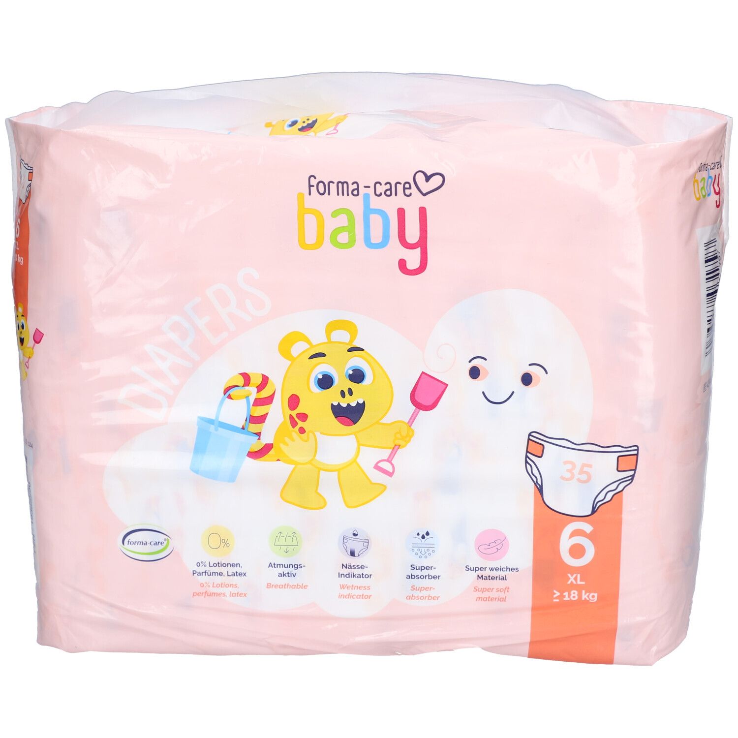 forma-care® Couches pour bébés taille 6 XL à partir de 18 kg 35 pc(s ...