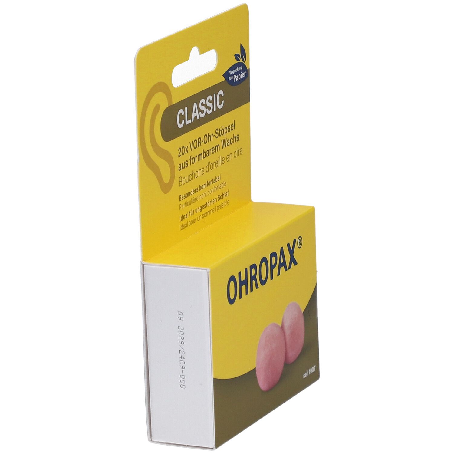 OHROPAX® Bouchons d'oreille en cire Classic 20 pc(s) - Redcare Pharmacie