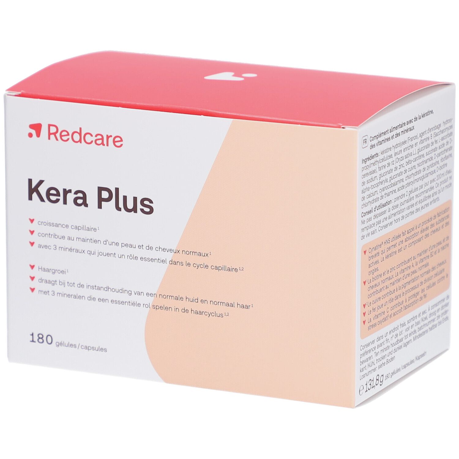 Redcare Kera Plus 180 pc(s) - Redcare Pharmacie