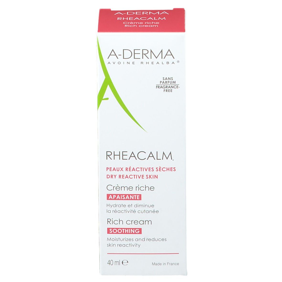 A-Derma Avoine Rheacalm crème apaisante riche 40 ml - Redcare Pharmacie