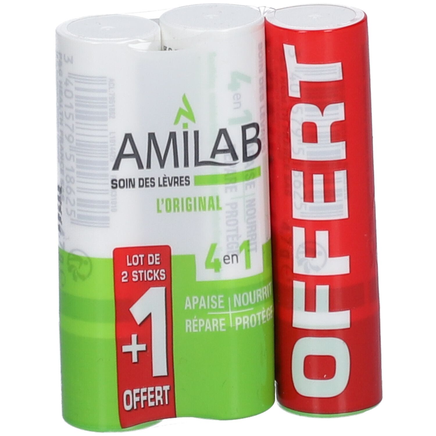 Amilab soin des lèvres 3 pc(s) - Redcare Pharmacie