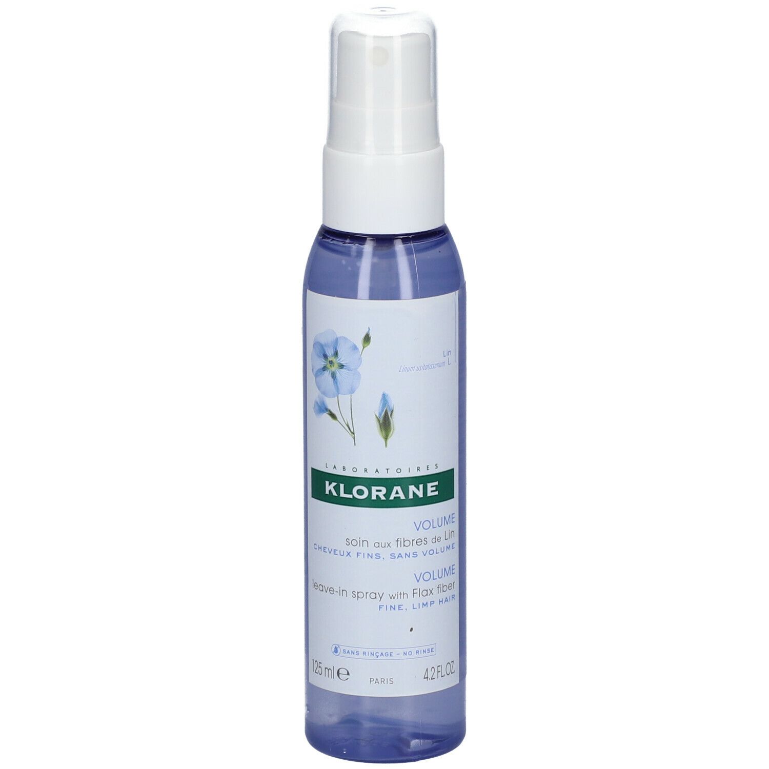 Klorane soin sans rinçage aux fibres de lin spray 125 ml - Redcare ...