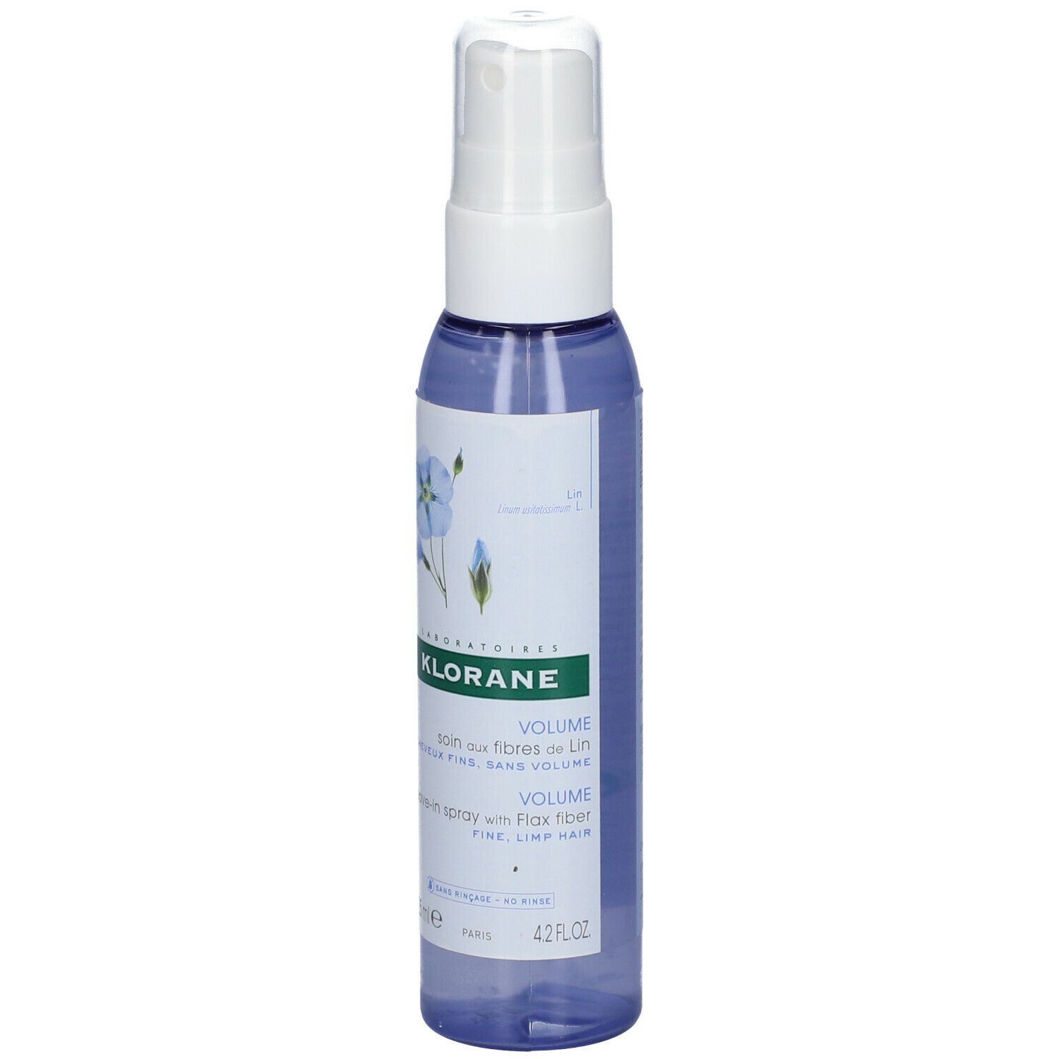 Klorane soin sans rinçage aux fibres de lin spray 125 ml - Redcare ...
