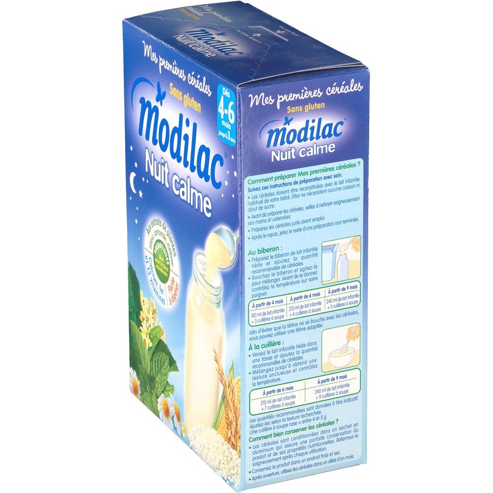 Modilac Mes Premières Céréales Nuit Calme 300 g - Redcare Pharmacie