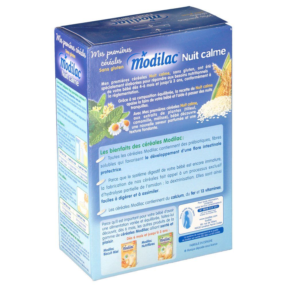 Modilac Mes Premières Céréales Nuit Calme 300 g - Redcare Pharmacie