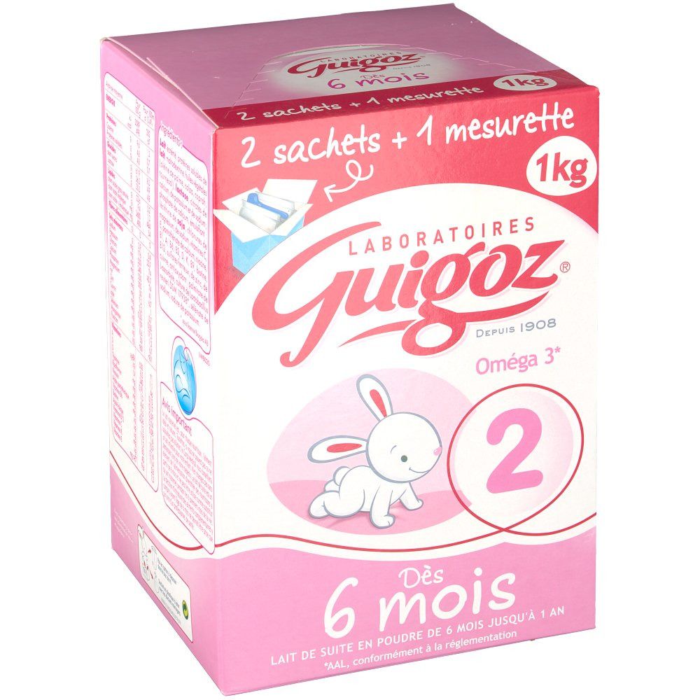 Guigoz® 2ème âge 2x500 g - Redcare Pharmacie