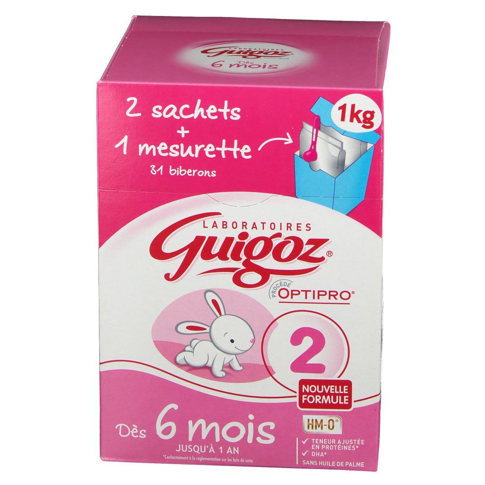 Guigoz® 2ème âge 2x500 g - Redcare Pharmacie