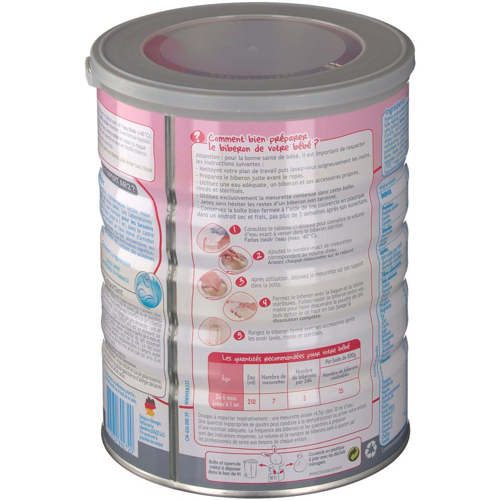 Guigoz® Expert AR 2ème âge 800 g - Redcare Pharmacie