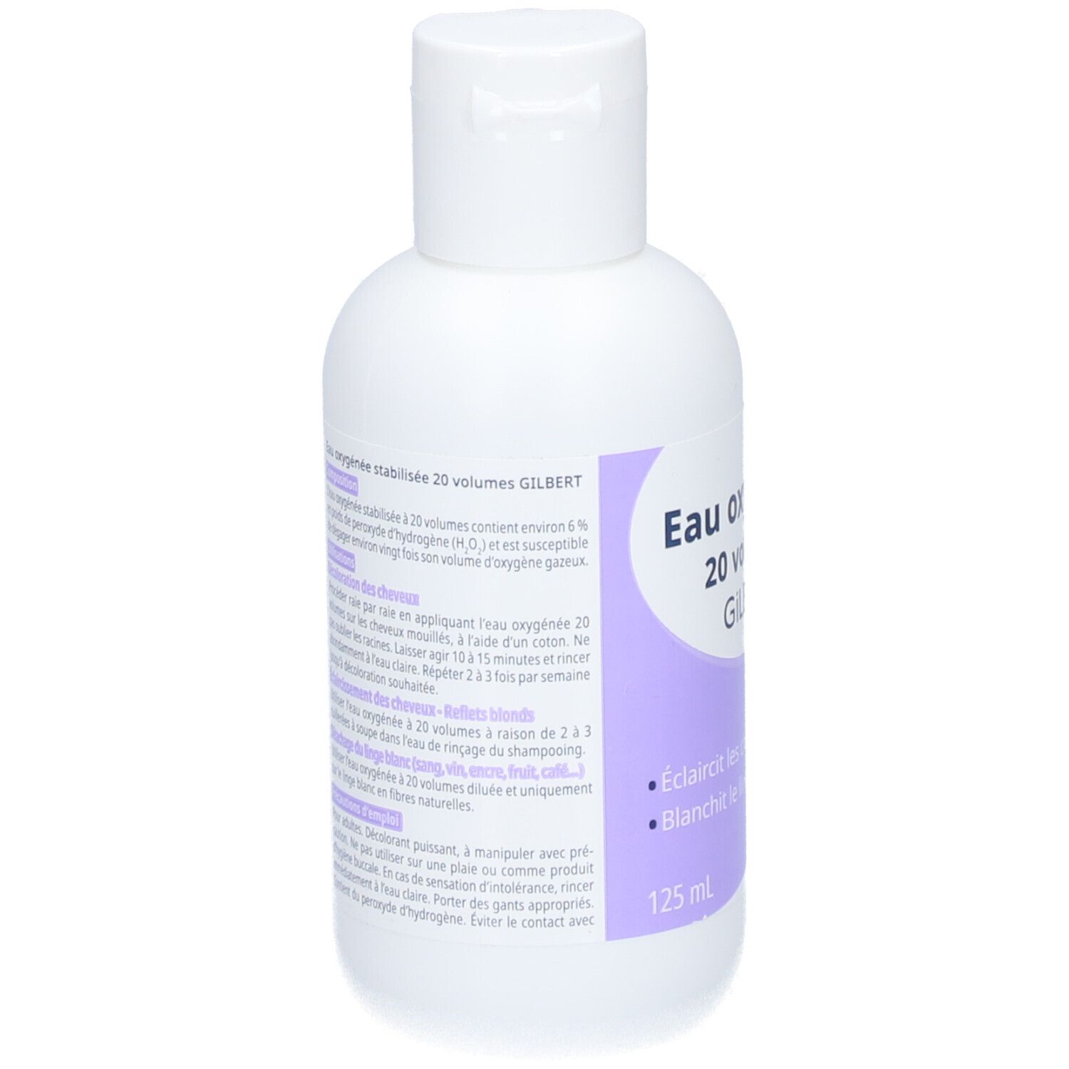 GILBERT EAU OXYGÉNÉE 20 VOLUMES - Eau oxygénée stabilisée à 20 volumes ...