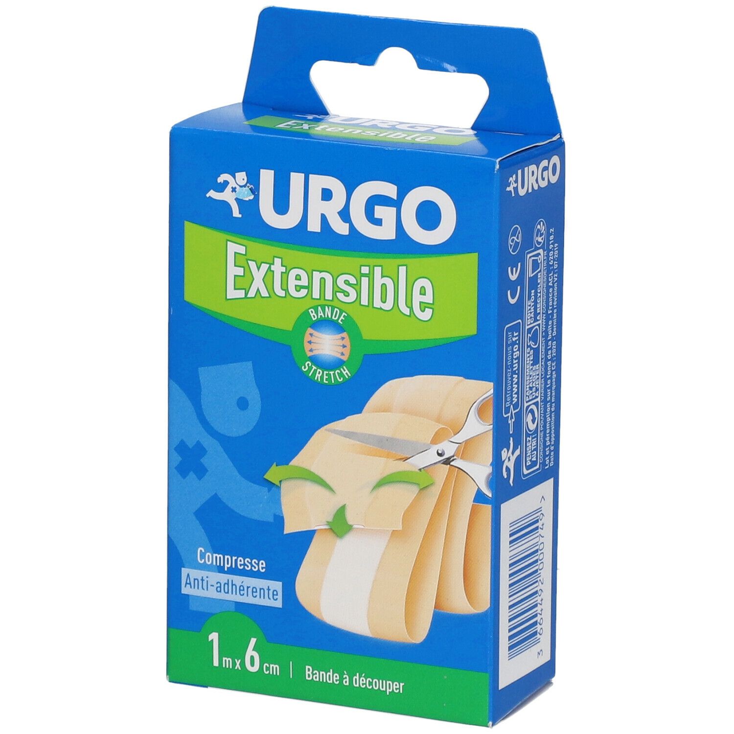 URGO Extensible Pansement Protecteur 1 m x 6 cm 1 pc(s) - Redcare Pharmacie