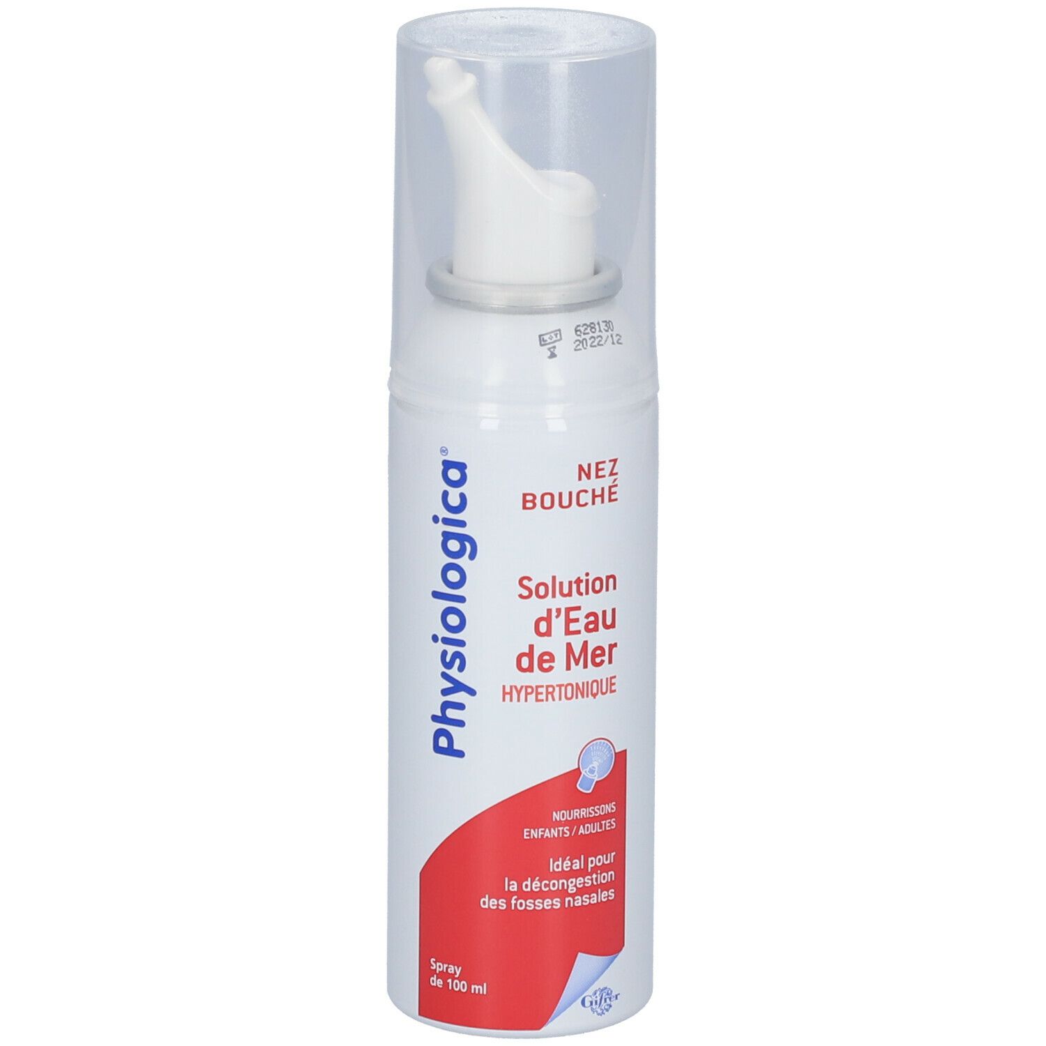 Physiologica solution nasale hypertonique 100 ml - Redcare Pharmacie