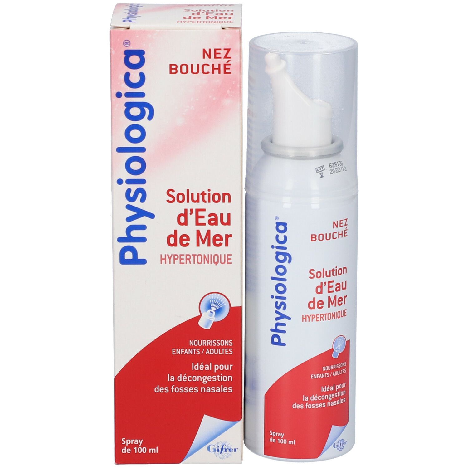 Physiologica solution nasale hypertonique 100 ml - Redcare Pharmacie
