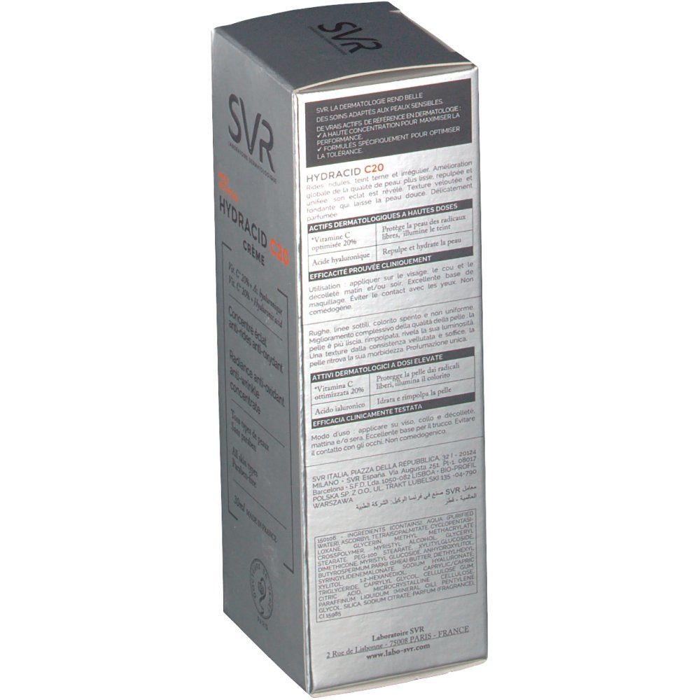 SVR Hydracid C20 Crème 30 ml - Redcare Pharmacie