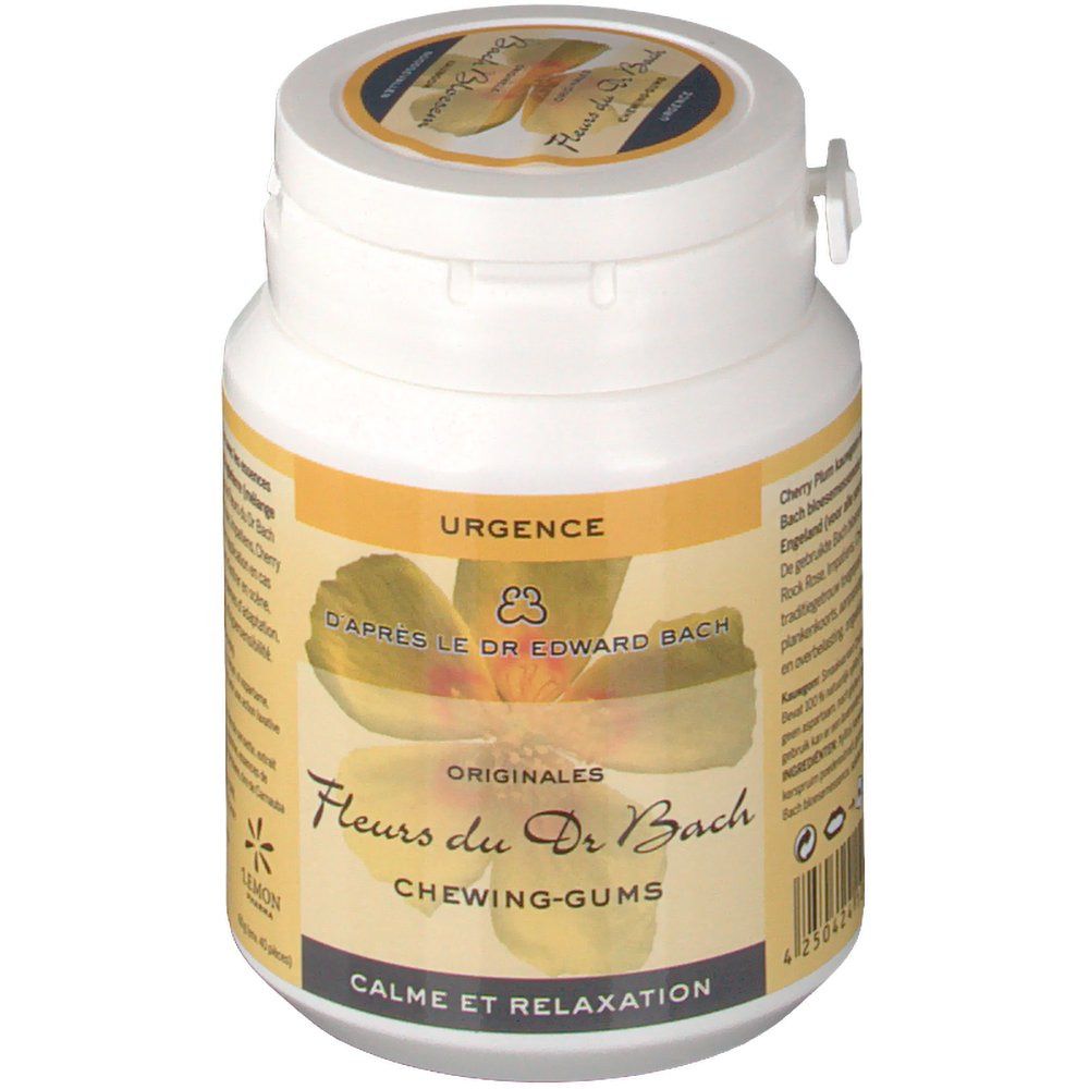 Lemon Pharma Fleurs de Bach chewing-gums Urgence n°39 60 g - Redcare ...