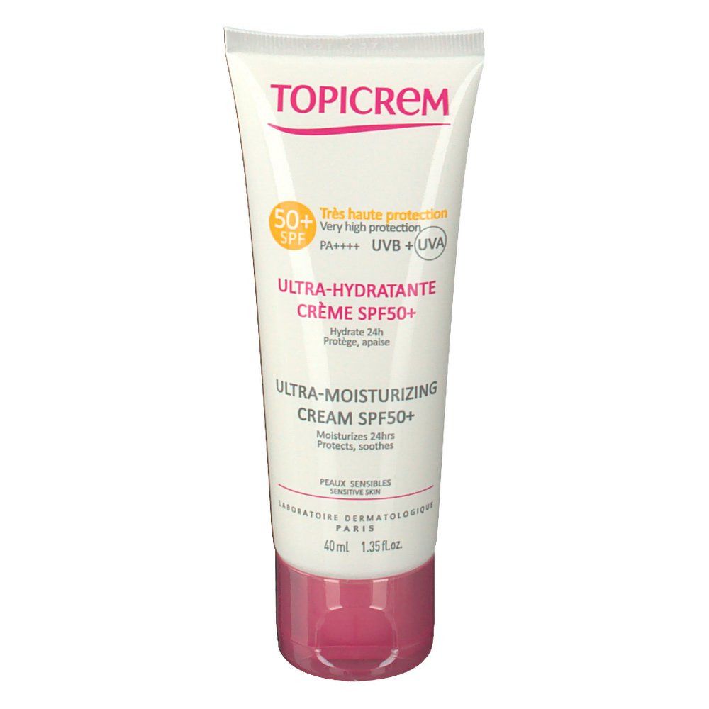 Topicrem Ultra-Hydratante Crème SPF50+ 40 ml - Redcare Pharmacie