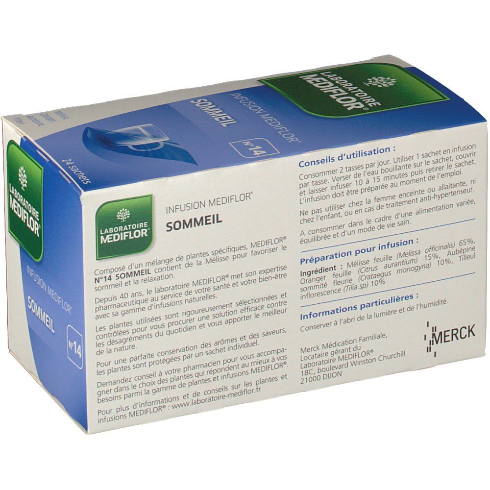 Laboratoire Mediflor® N°14 Sommeil 24 pc(s) - Redcare Pharmacie