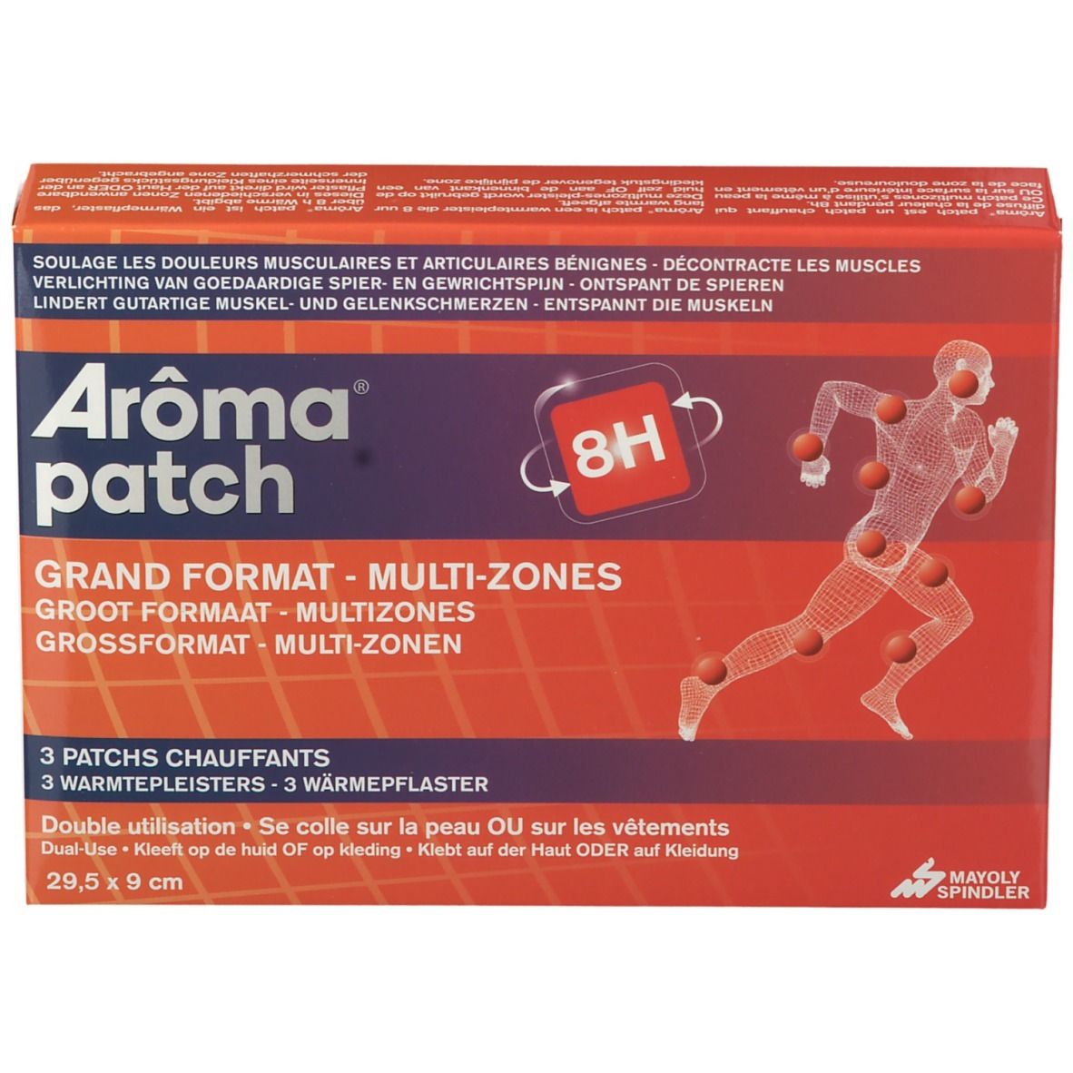 Arôma Patch Multi - Zones, Patch chauffant autoadhésif, grand format 3 ...