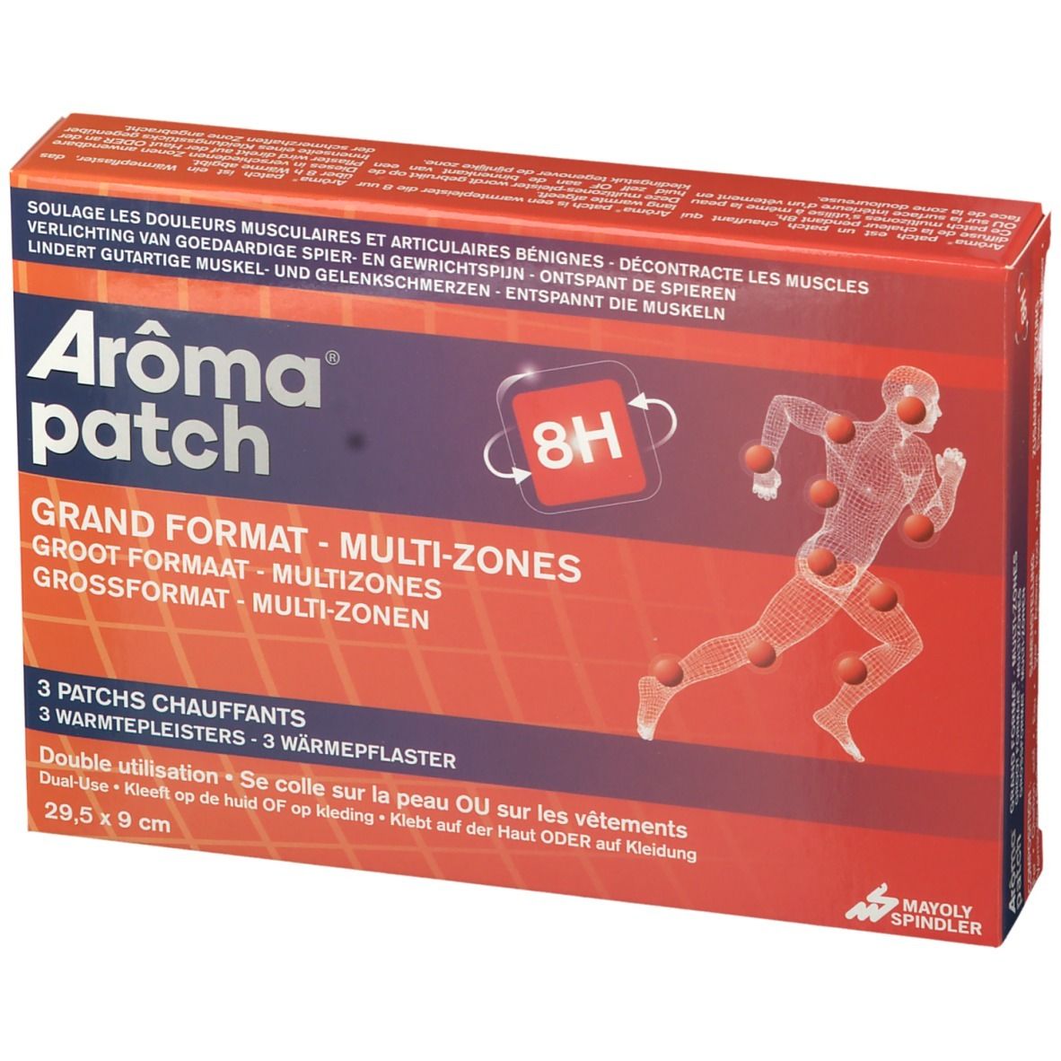 Arôma Patch Multi - Zones, Patch chauffant autoadhésif, grand format 3 ...