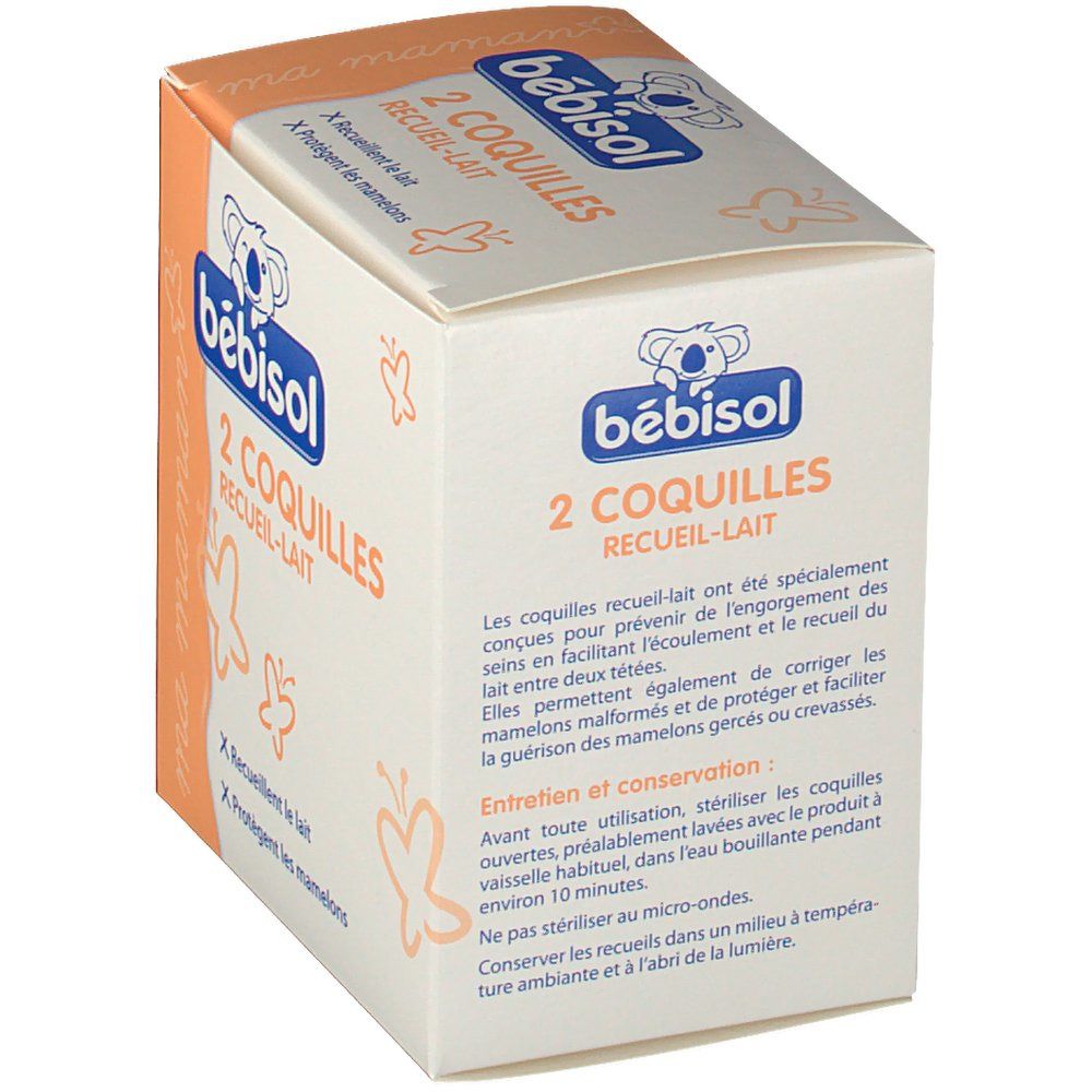 bébisol 2 Coquilles Recueil-Lait 2 pc(s) - Redcare Pharmacie