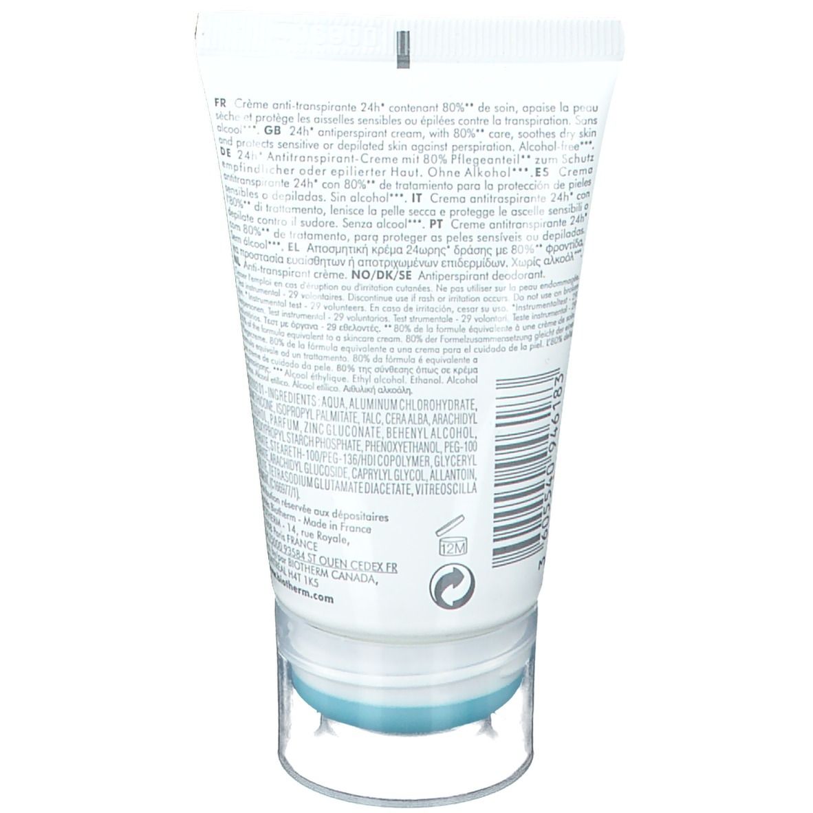 BIOTHERM Deo Pure Sensitive Skin 40 ml - Redcare Pharmacie