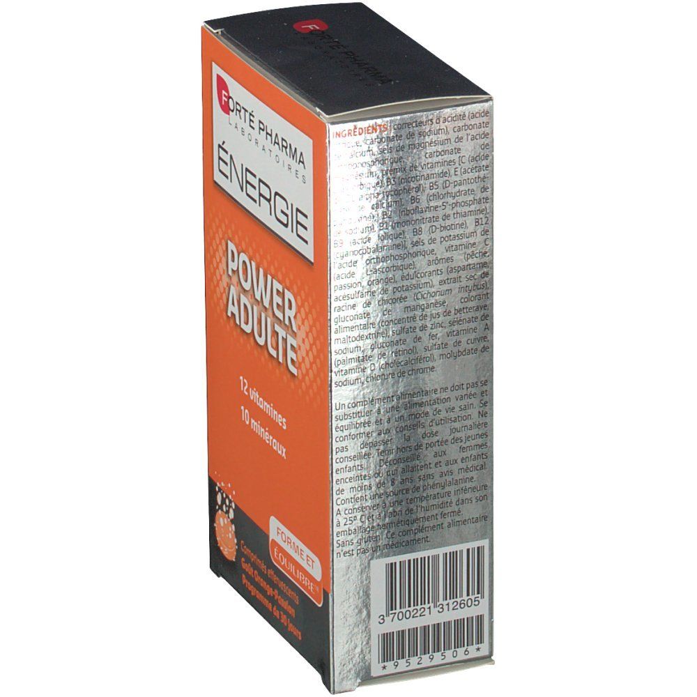 Forté Pharma Énergie Power Adulte 30 pc(s) - Redcare Pharmacie