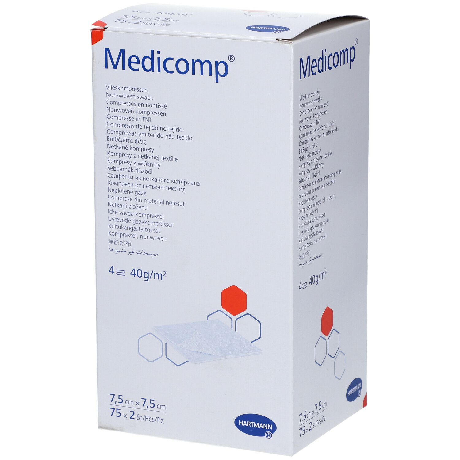 Hartmann Medicomp® 7,5 x 7,5 cm 150 pc(s) - Redcare Pharmacie
