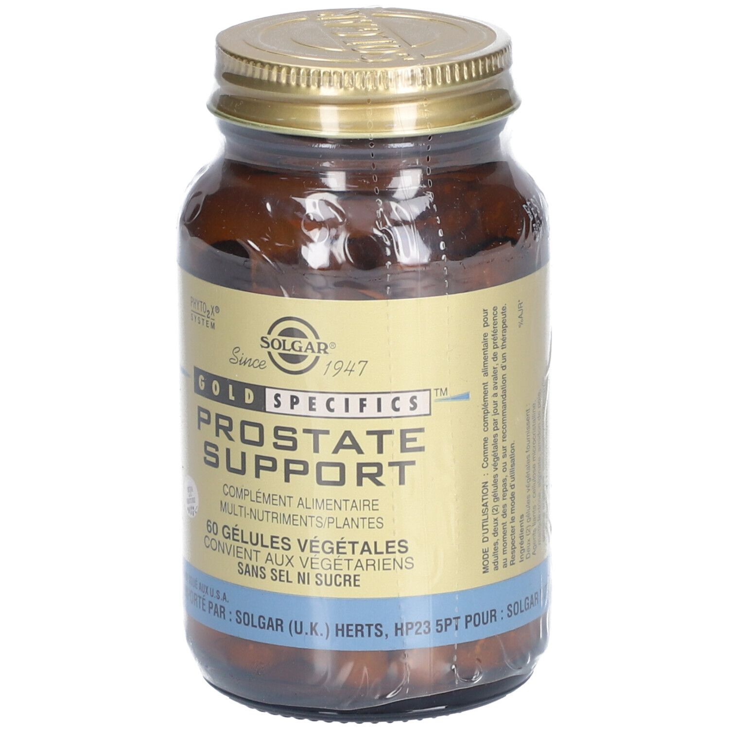 SOLGAR Prostate Support - Genito-Urinaire - Vitalité 60 pc(s) - Redcare ...