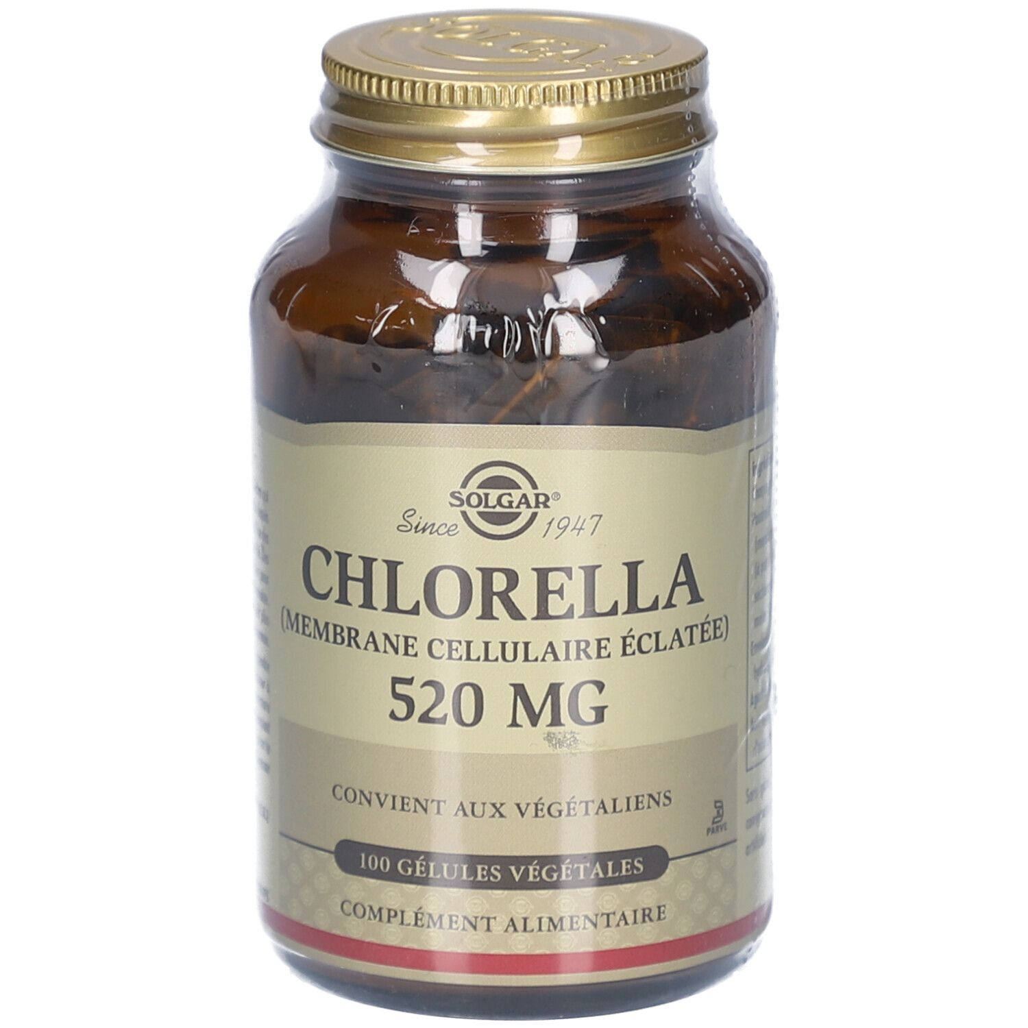 SOLGAR Chlorella - Detox - Elimination des toxines 100 pc(s) - Redcare ...