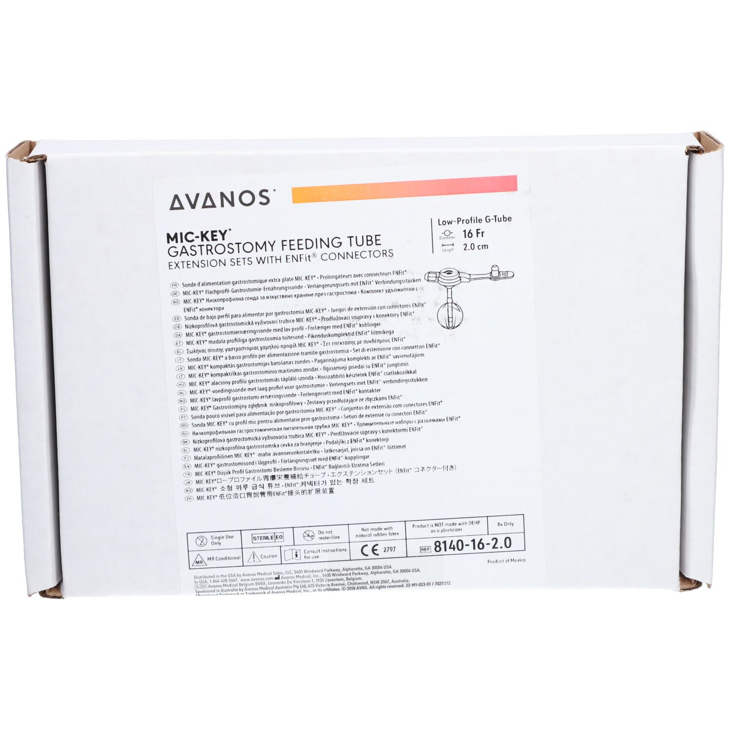 MIC-KEY® ENFit™ Bouton de gastrostomie à ballonnet 2 cm - Redcare Pharmacie