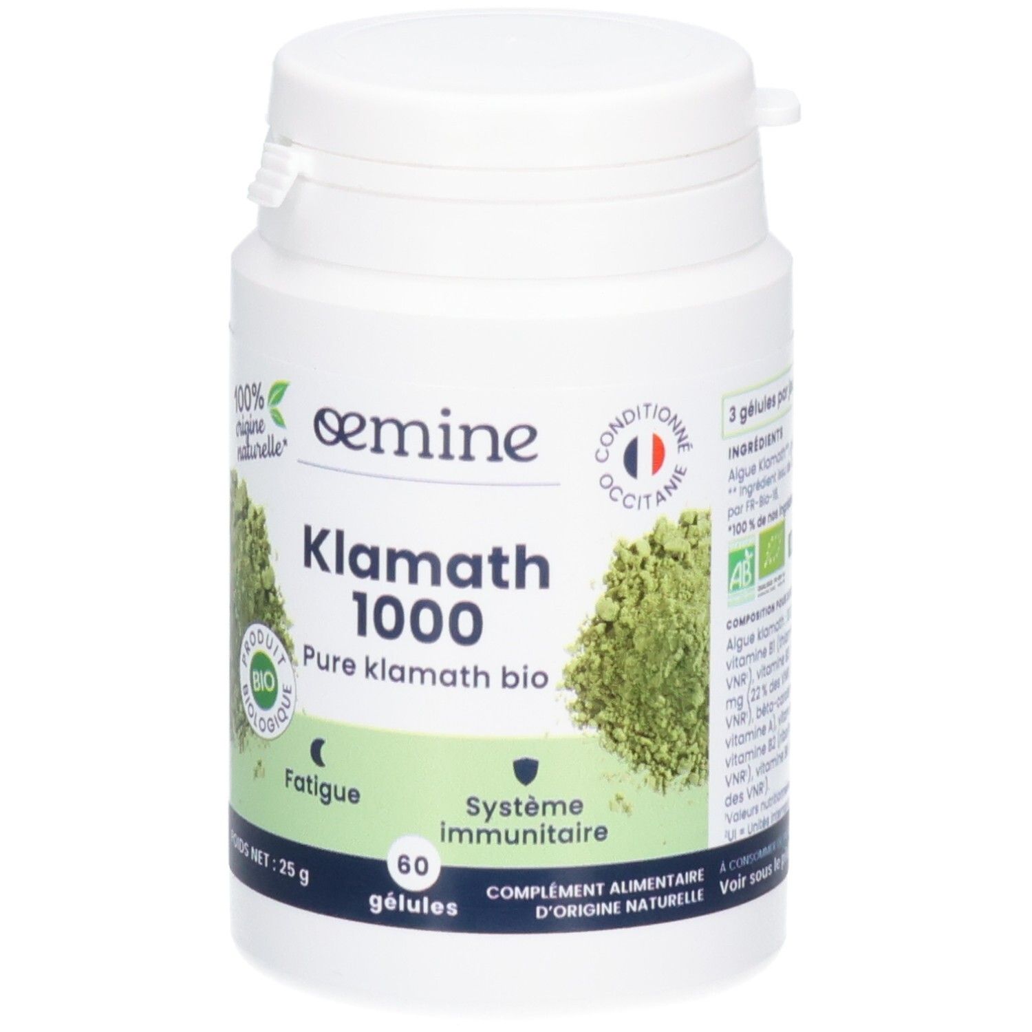Oemine Klamath 1000 Bio 60 pc(s) - Redcare Pharmacie