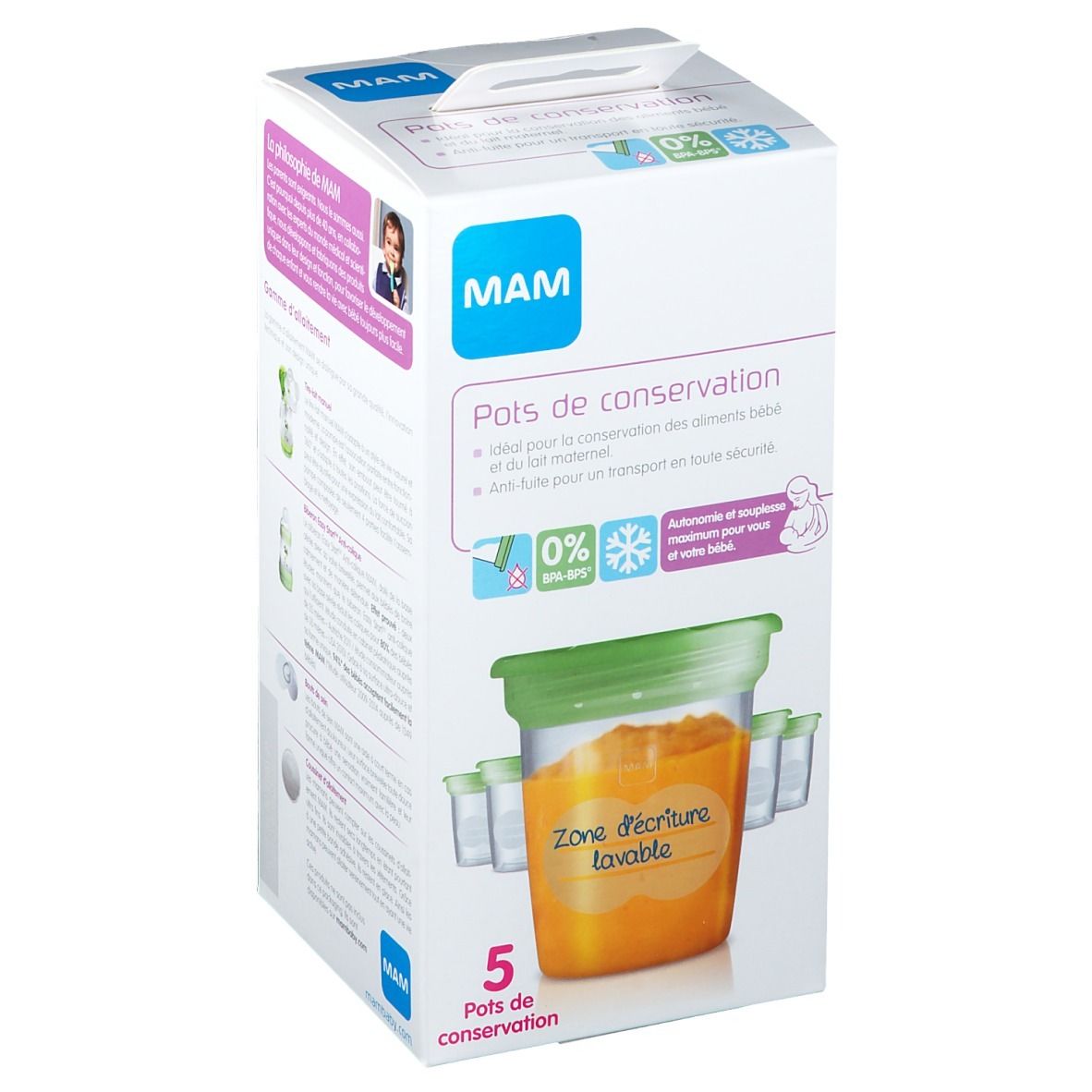 MAM Pot de Conservation 5 pc(s) - Redcare Pharmacie