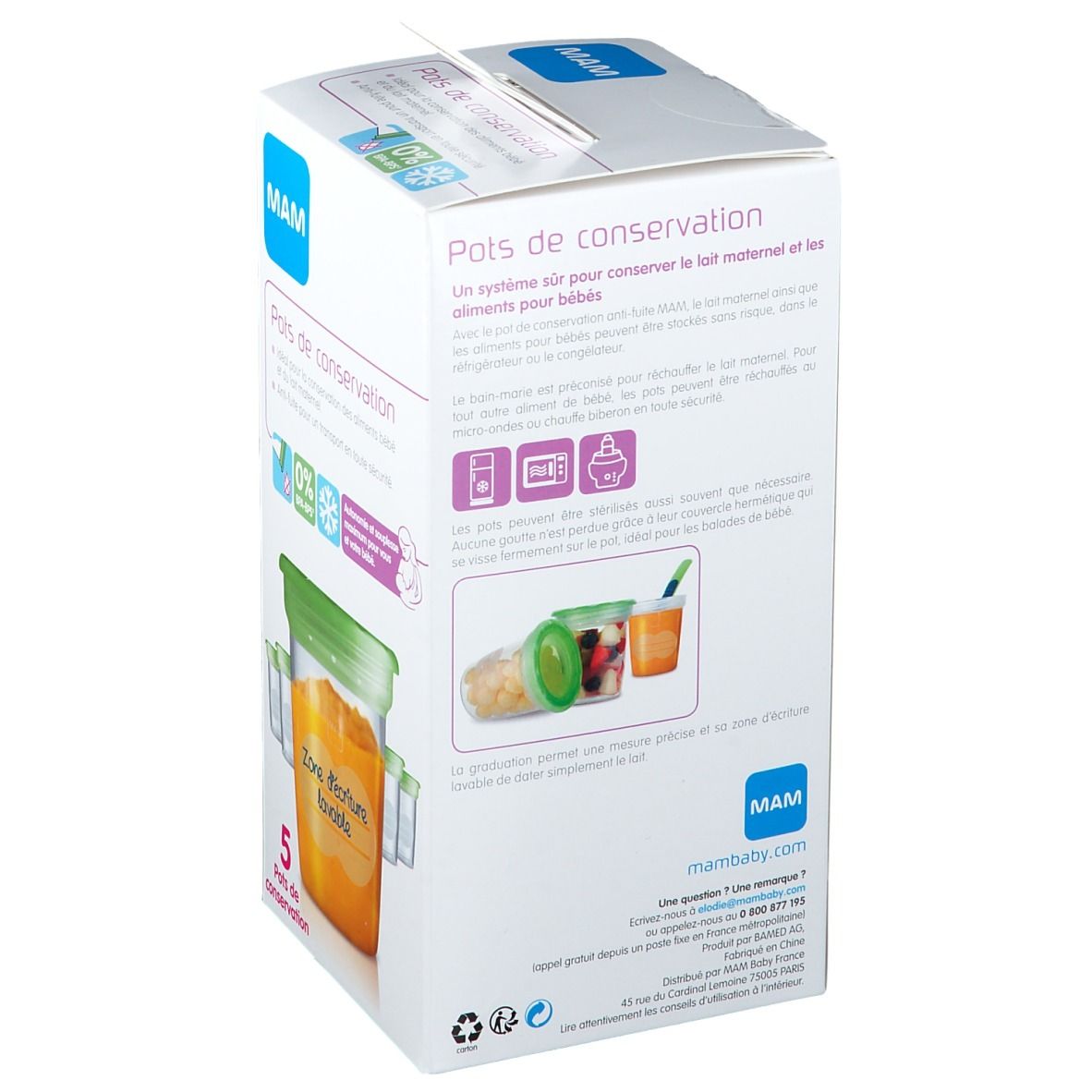 MAM Pot de Conservation 5 pc(s) - Redcare Pharmacie