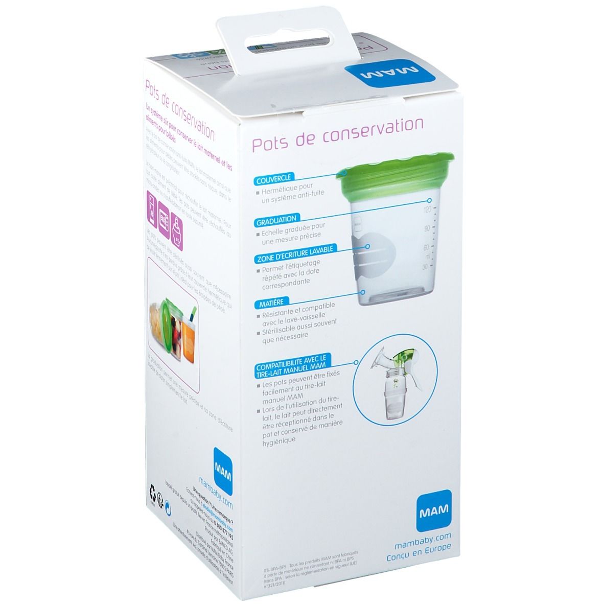 MAM Pot de Conservation 5 pc(s) - Redcare Pharmacie