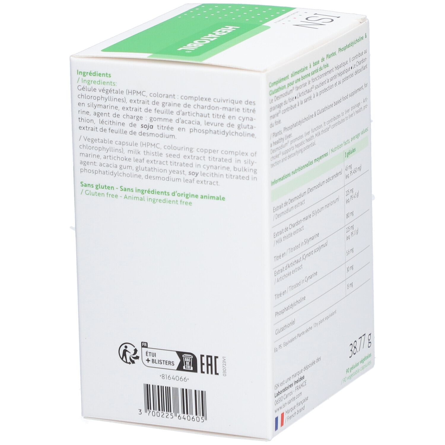 HEPATOBIL - Gélule, complément alimentaire à base de Desmodium ...