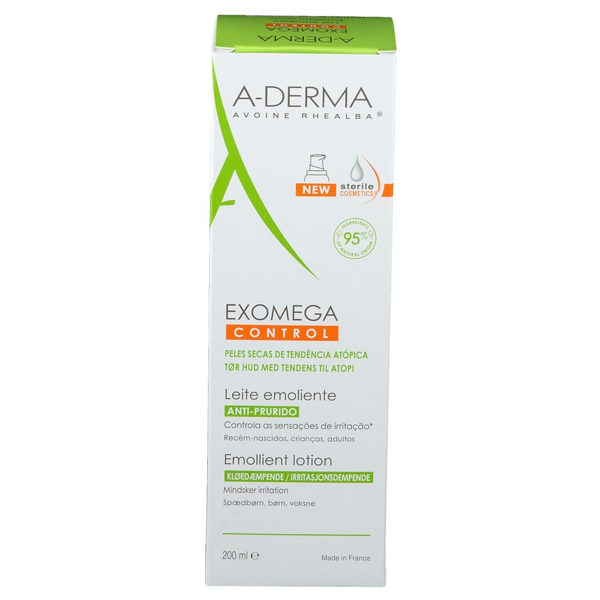 A-DERMA EXOMEGA CONTROL Lait émollient 200 ml - Redcare Pharmacie
